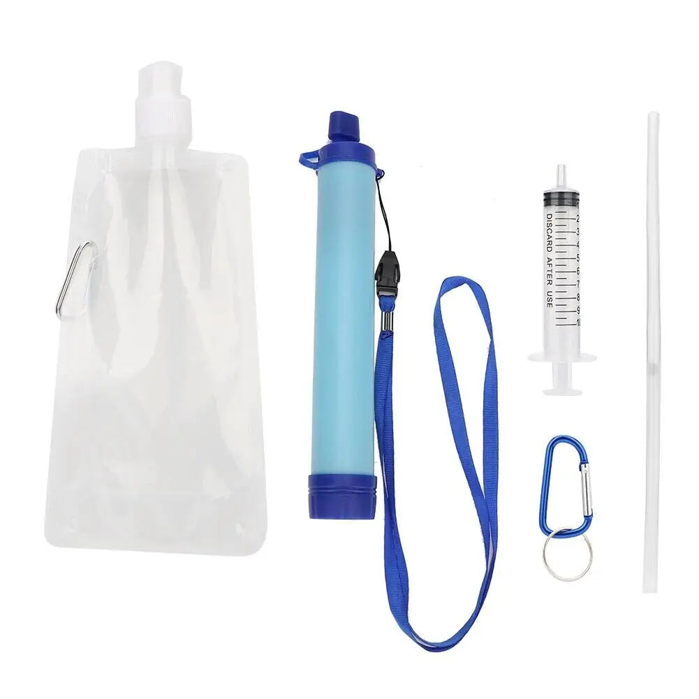 AdvenCrew 5-in-1 Survival Straw Water Filter