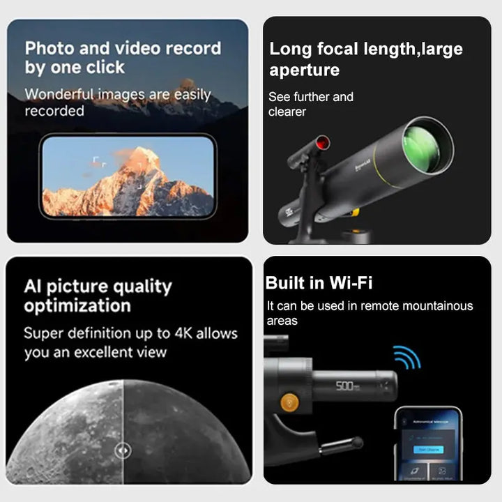 Beaverlab Tw1 Pro Smart Digital Astronomy Telescope